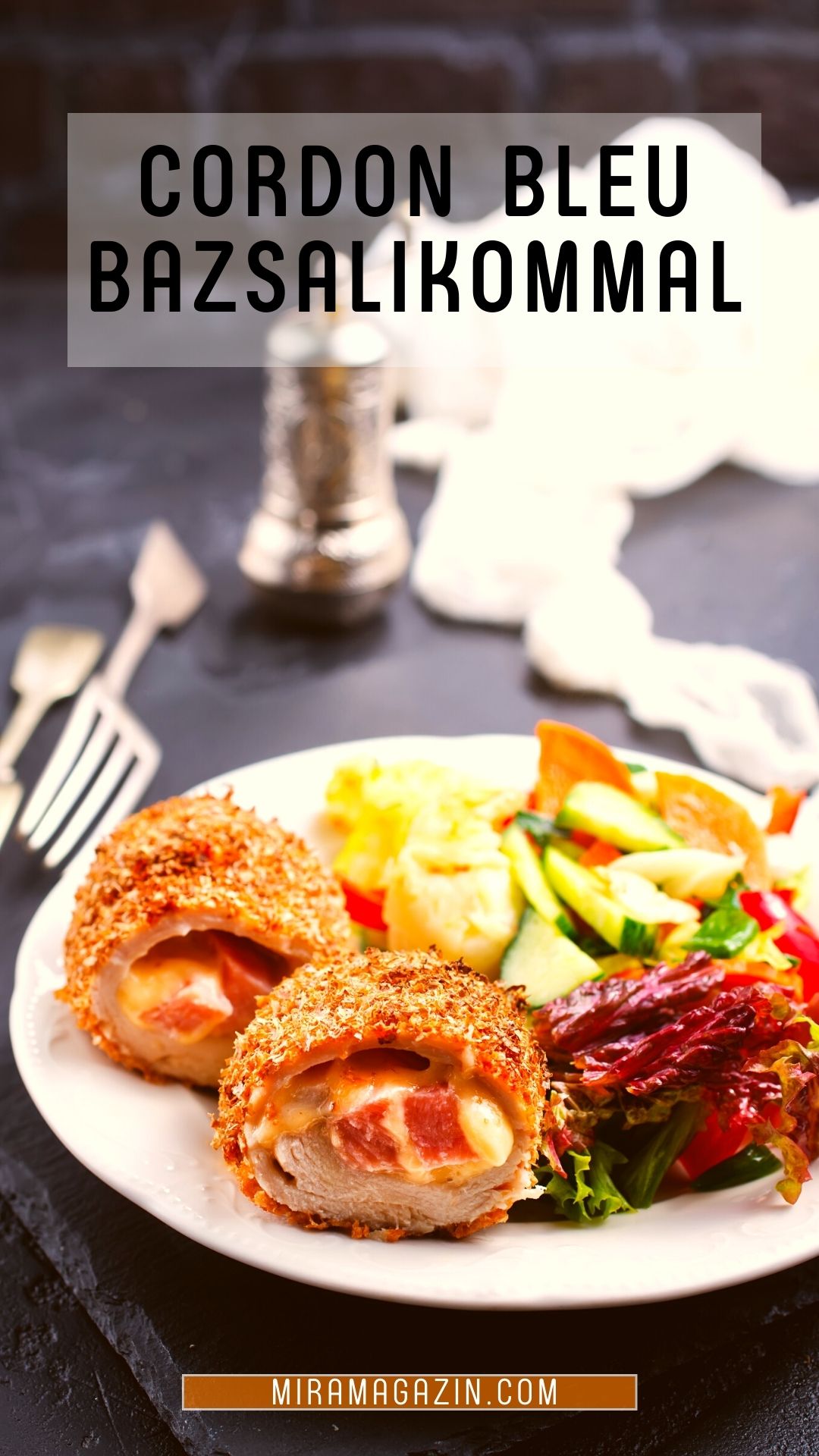 Bazsalikomos Cordon Bleu Recept - A Legísletesebb Conrdon Bleu