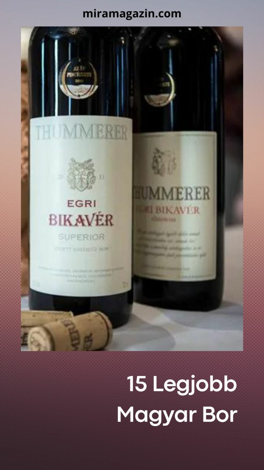 15 Legjobb Magyar Bor - Díjnyertes Magyar Borok Listája